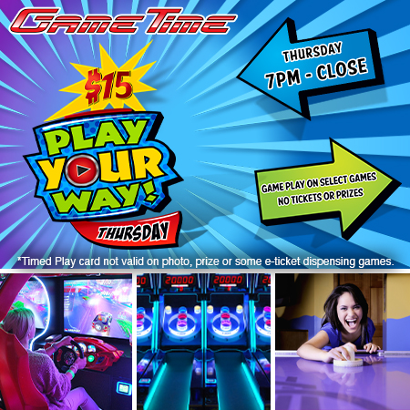 $15 Play Your Way Thursdays | Sunset Walk